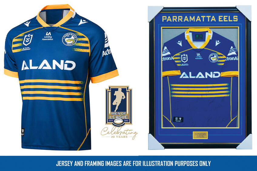 FAN+ | Parramatta Eels NRL 2022 Grand Final Team Signed Jersey FAN+ | Parramatta Eels NRL 2022 Grand Final Team Signed Jersey